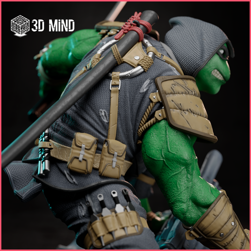 3D file Ronin statue 🐢 ・Model to download and 3D print・Cults