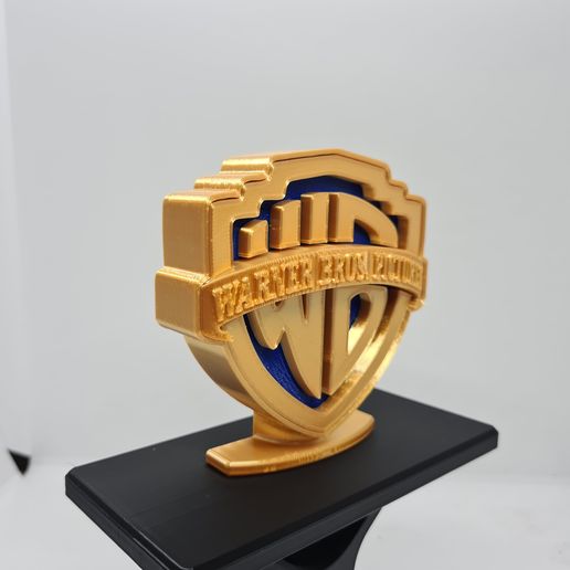 Archivo OBJ Warner Bros LOGO Sin soporte Archivos de impresión 3D STL 👾 ...