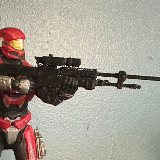 😇 Mcfarlane Halo Reach - SRS99-AM Sniper Rifle・Free STL File for 3D ...