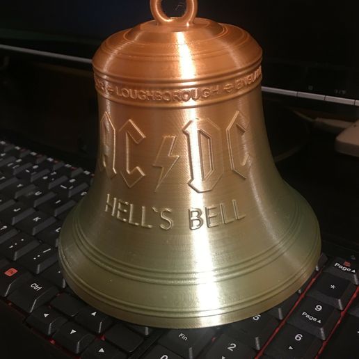 🔔 ACDC HELLS BELL・ 3D File for ・Cults