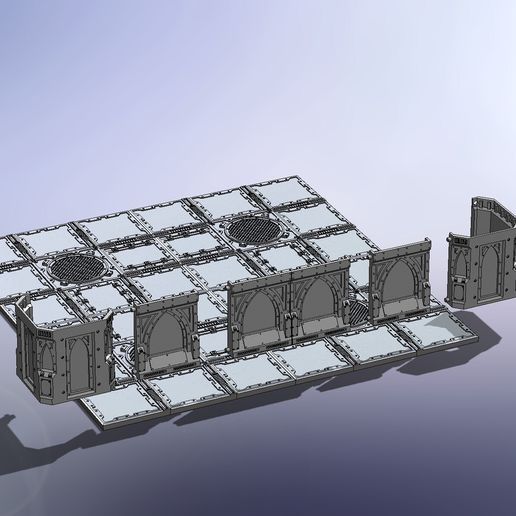 🎲 Tile Raiser Zone Mortalis 28mm・ STL File for 3D printing・Cults