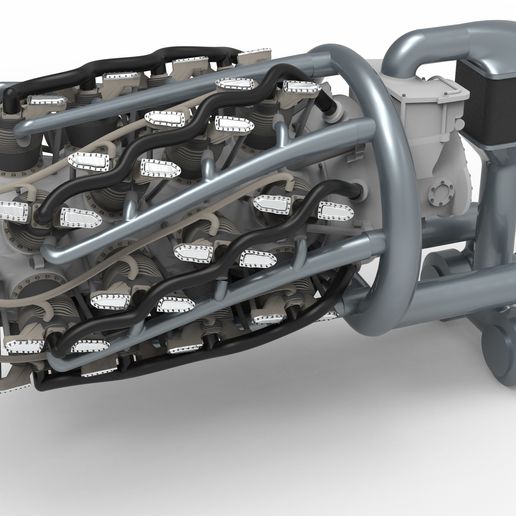 🎨 Pratt & Whitney R-4360 Wasp Major・ STL File for ・Cults