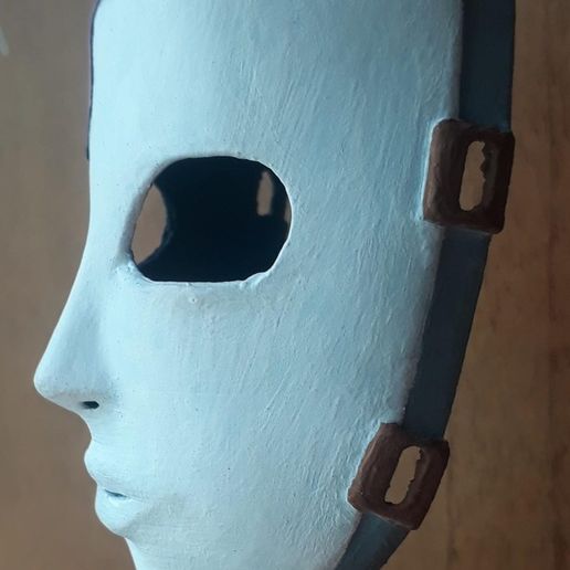 🎨 Sally Face Mask・ OBJ File for 3D printing・Cults