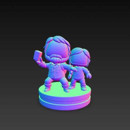 🤖 Astro Bot Joel and Ellie The last of us・ STL File for 3D printing・Cults