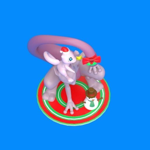 Archivo 3D Mewtwo and Mew Xmas 🐉 ・Modelo para descargar e imprimir en ...
