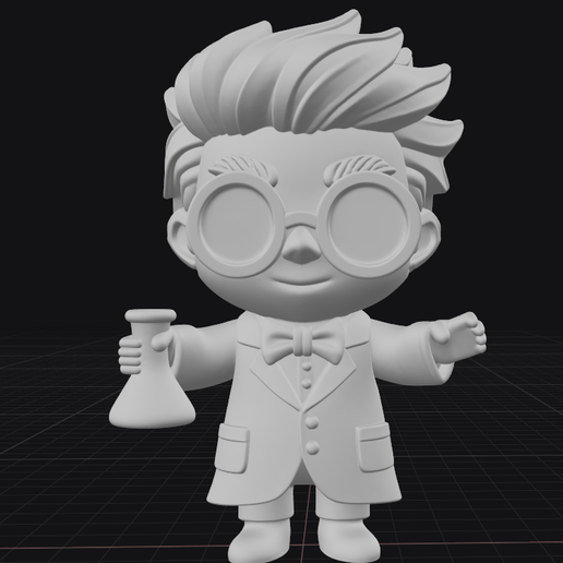 🧑‍🔬 chibi scientist・ STL File for 3D printing・Cults