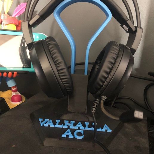 STL file helmet stand valhalla ac・Template to download and 3D print・Cults