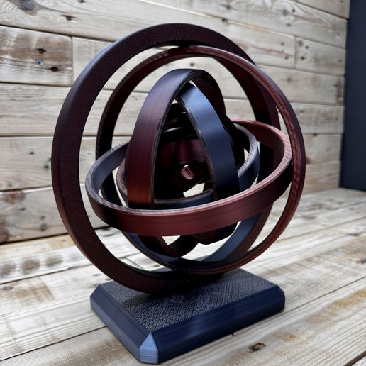 👌 Giant gyro display version・ 3MF file for 3D printing・Cults