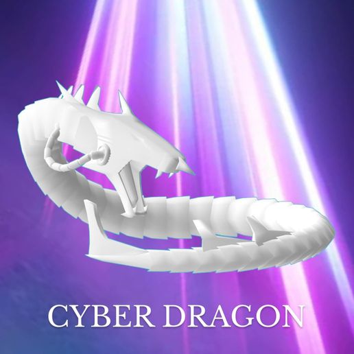 🐉 Cyber Dragon (Yu-Gi-Oh!)・ OBJ File for 3D printing・Cults