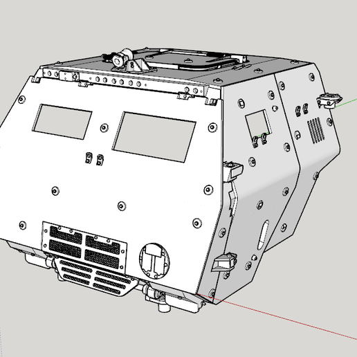 🚕 M142 HIMARS Armored Cab Conversion / Correction - for Trumpeter 1/35 ...