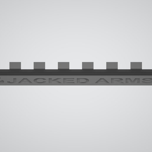 🔝 AAP01 Top Rail | JACKED ARMS・Free STL File for 3D printing・Cults