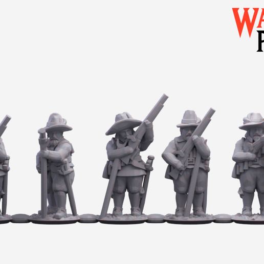 🎲 Theatrum Europaeum: Musketeers・ 3D File for 3D printing・Cults