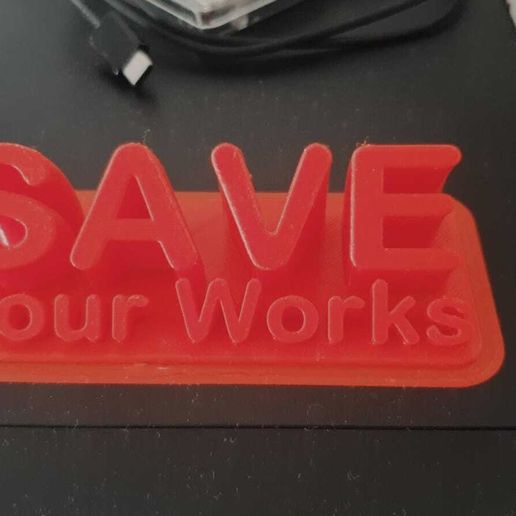 💾 Save your works 3D・Free STL File for 3D printing・Cults