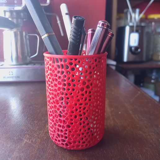 ️ Pencil pot voronoi・3D Print with the AnyCubic Kobra 2 Max 3D printer ...