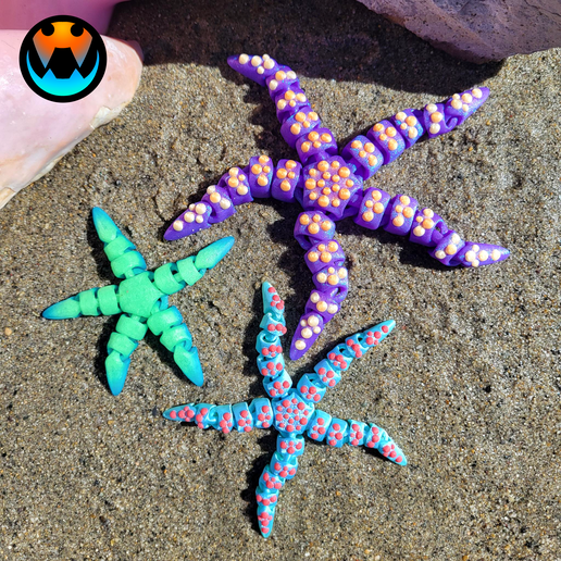 🌊 Tiny Starfish・ 3D File for 3D printing・Cults