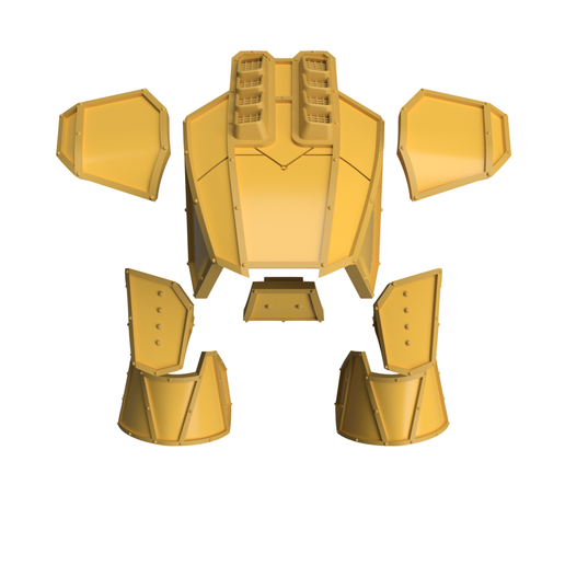 🎲 Alternative Armour Warhound Kit - Unaligned・ STL File for 3D printing ...
