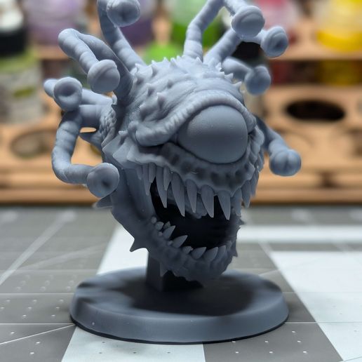 🧟 D&D - Zombie Beholder・Free STL File for 3D printing・Cults