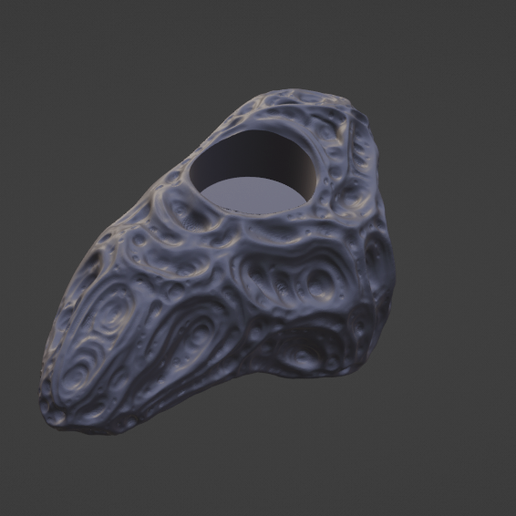 🪨 Rock Relief Feeding Ledge with FREE Cup STL !!・ 3D File for 3D ...