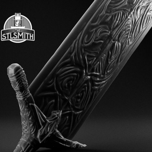 🗡️ Holy Moonlight Sword Bloodborne Life Size Prop STL・ STL File for 3D ...