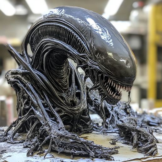 👤 Xenomorph Bust 3D Model - HD Version・ STL File for 3D printing・Cults