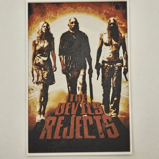 🎬 The Devil's Rejects (2005) - Movie Poster・Free STL File for 3D printing・Cults