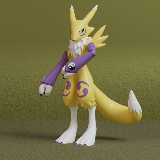 🐉 Digimon - Renamon・ STL File for 3D printing・Cults