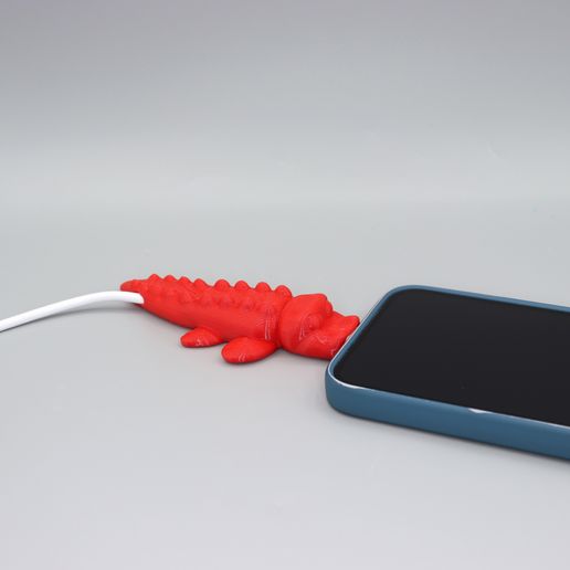 🔌 Cable biters pack 1 - shark croc・ STL File for 3D printing・Cults