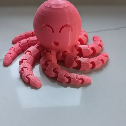 🐙 Articulated Octopus Articulated Octopus・ STL File for 3D printing・Cults