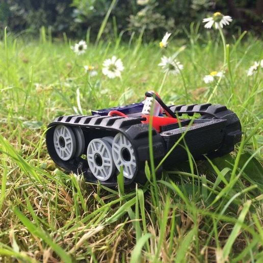 🚁 Mini tracked rover for N20 Motors・Free STL File for ・Cults