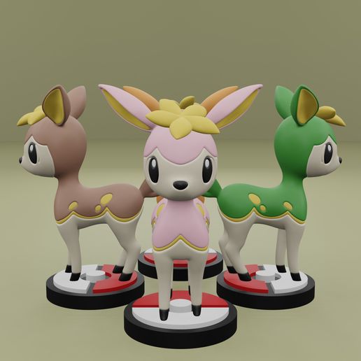 winter form deerling