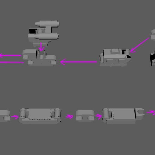 🆓 Free Rails・Free STL File for 3D printing・Cults