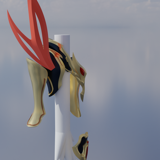 3D file Honkai impact 3rd Fu hua Phoenix Grips of Tai Xuan 3d models 3d ...