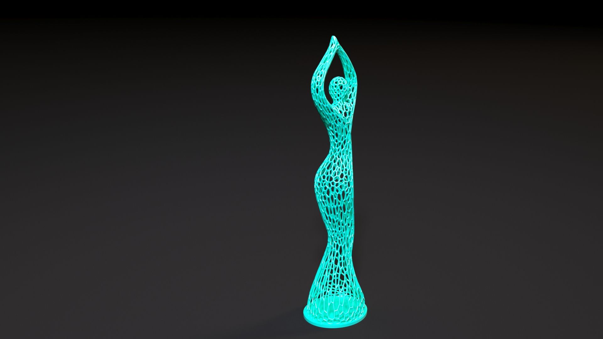Archivo 3D Estatuilla de una mujer que baila 2・Diseño para descargar y imprimir en 3D・Cults