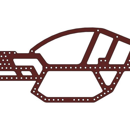 STL file Crawler-Frame V1 🖼️ (DXF)・3D printer model to download・Cults