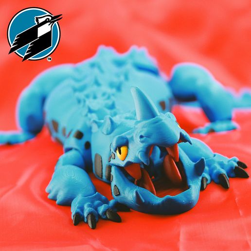 😪 Articulated Sleepy Snap Dragon Fidget Toy・ STL File for 3D printing・Cults