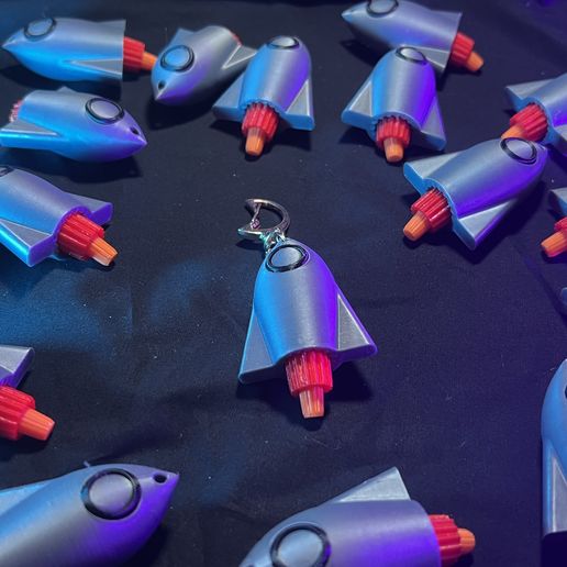🚀 itsboyinspace Rocket Keychain・Free STL File for ・Cults