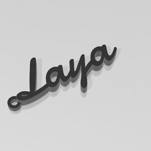 👩 Laya・ STL File for 3D printing・Cults
