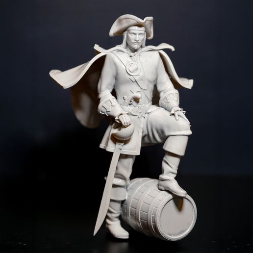 🎁 Captain Morgan・ OBJ File for 3D printing・Cults