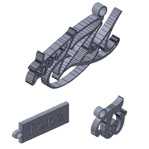 🗝️ AbouTzu keychain (twice tzuyu)・Free STL File for 3D printing・Cults