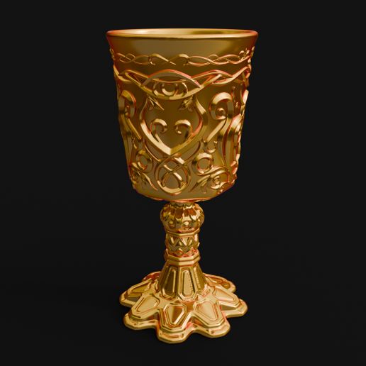 🍹 Drinking Cup, Grail or Chalice D・ STL File for 3D printing・Cults