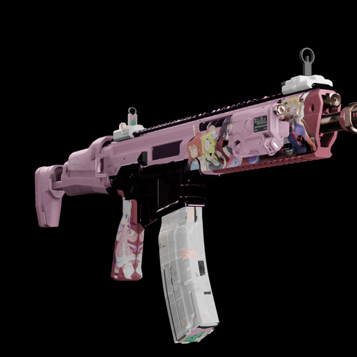 STL file Kilo 141 Assault Rifle - Fully Textured 3D Model 🔫 (OBJ)・3D ...