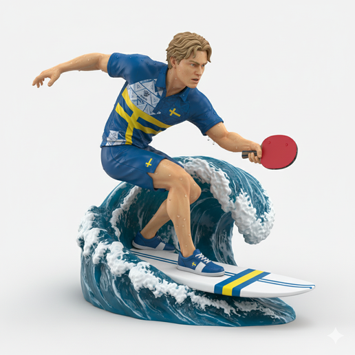 💪 Ovtcharov strong backhand pose, table tennis player, ping pong player ...