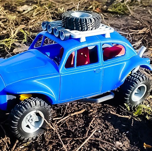 🐛 VW Baja Bug scale 1/16・ STL File for 3D printing・Cults