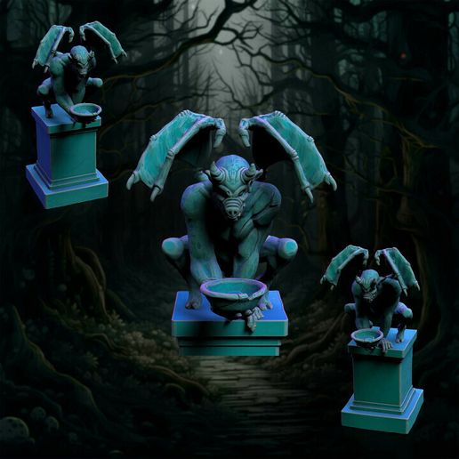 🎲 Gargoyle・ 3D File for ・Cults