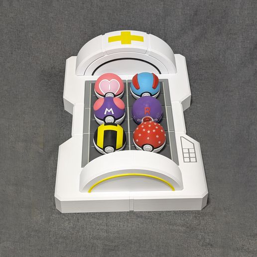 🐉 Pokemon Healing Machine・ STL File for 3D printing・Cults