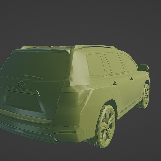 STL file Toyota Highlander 2011 🚗 (3MF and GCODE)・3D printable model to ...