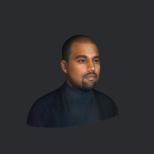 👤 Kanye West-bust/head/face ready for 3d printing・ 3D File for 3D ...