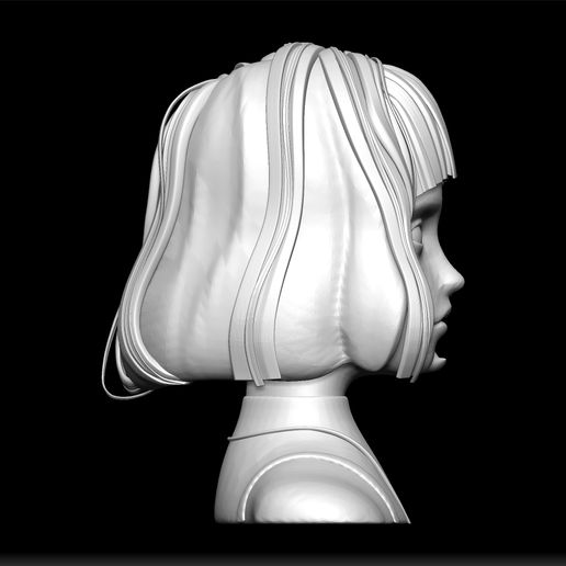 STL file Girl bust decorative 👧 ・3D printable model to download・Cults