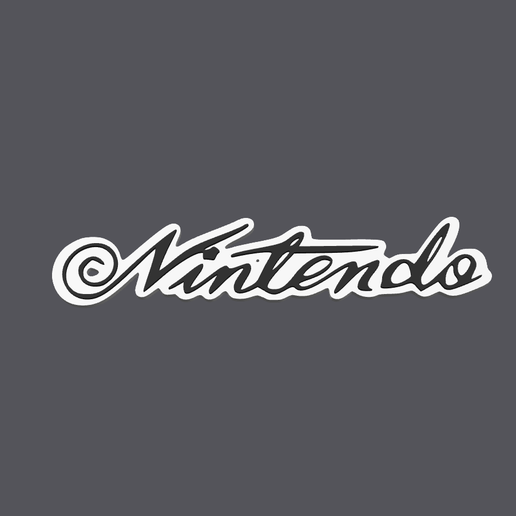 👽 Nintendo 1960 logo・ STL File for 3D printing・Cults