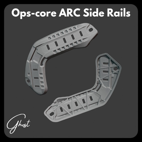 Archivo STL Ops-Core Skeleton ARC Side Rails 💀 ・Plan de impresión en 3D ...